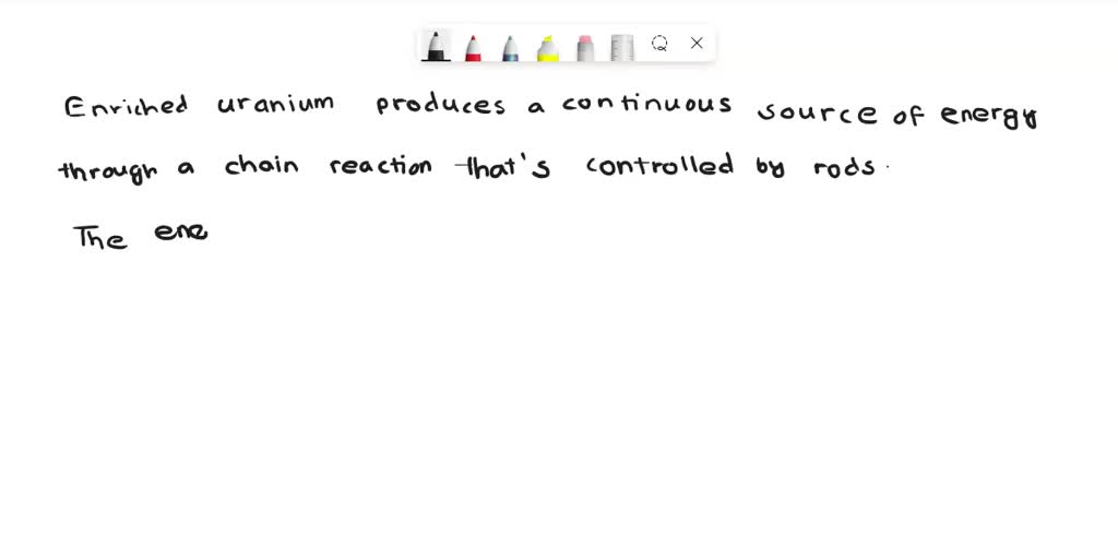 SOLVED: How does a boiling water nuclear fission reactor produce ...