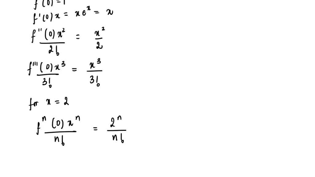 Solved Write An Expression As A Function Of N For The Maximum Bound Of The Truncation Error