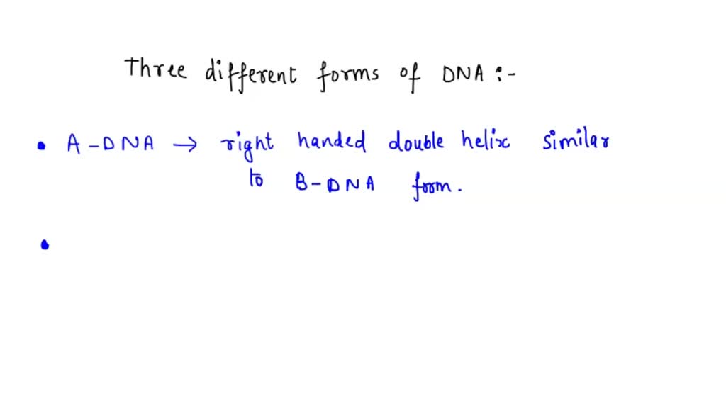 SOLVED: As a result of rotation about six of its bonds, DNA can exist ...