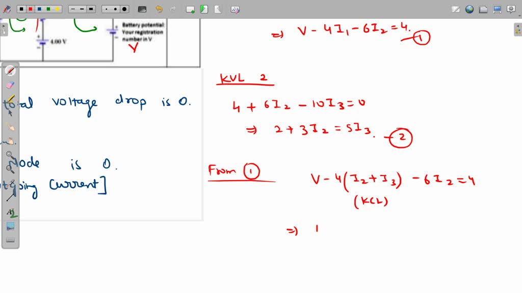 SOLVED: Quetllon: Explain the steps. What do you understand by KVL and KCL? Write down steps on ...
