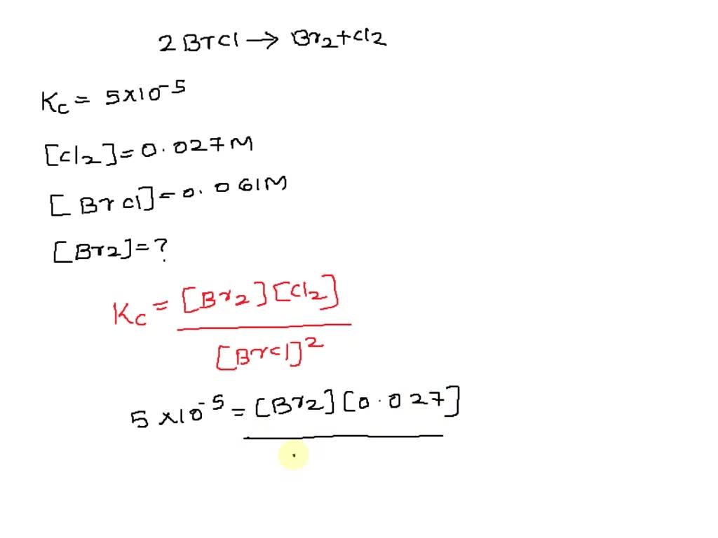 SOLVED: The following reaction CCl4 solvent; has been studied at 259C ...