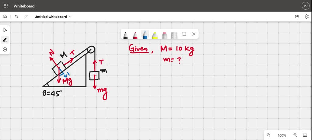 SOLVED: Two blocks are connected by a string as shown in the figure. The smooth inclined surface ...