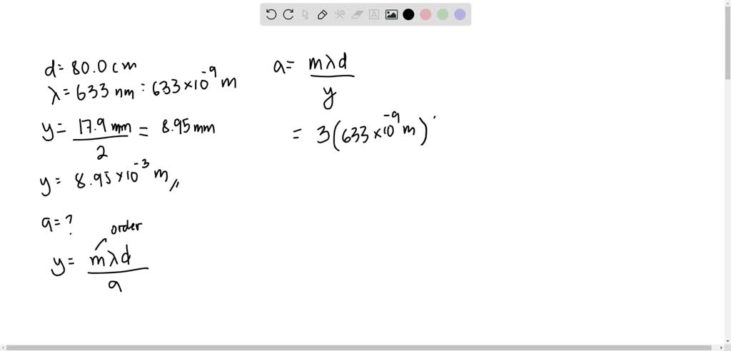 SOLVED: You have been asked to measure the width of the slit in a piece ...