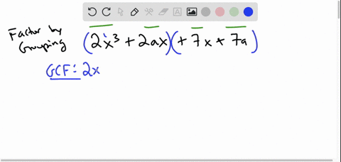 Circuit Training – Factor by Grouping Beginning in Cell #1,...