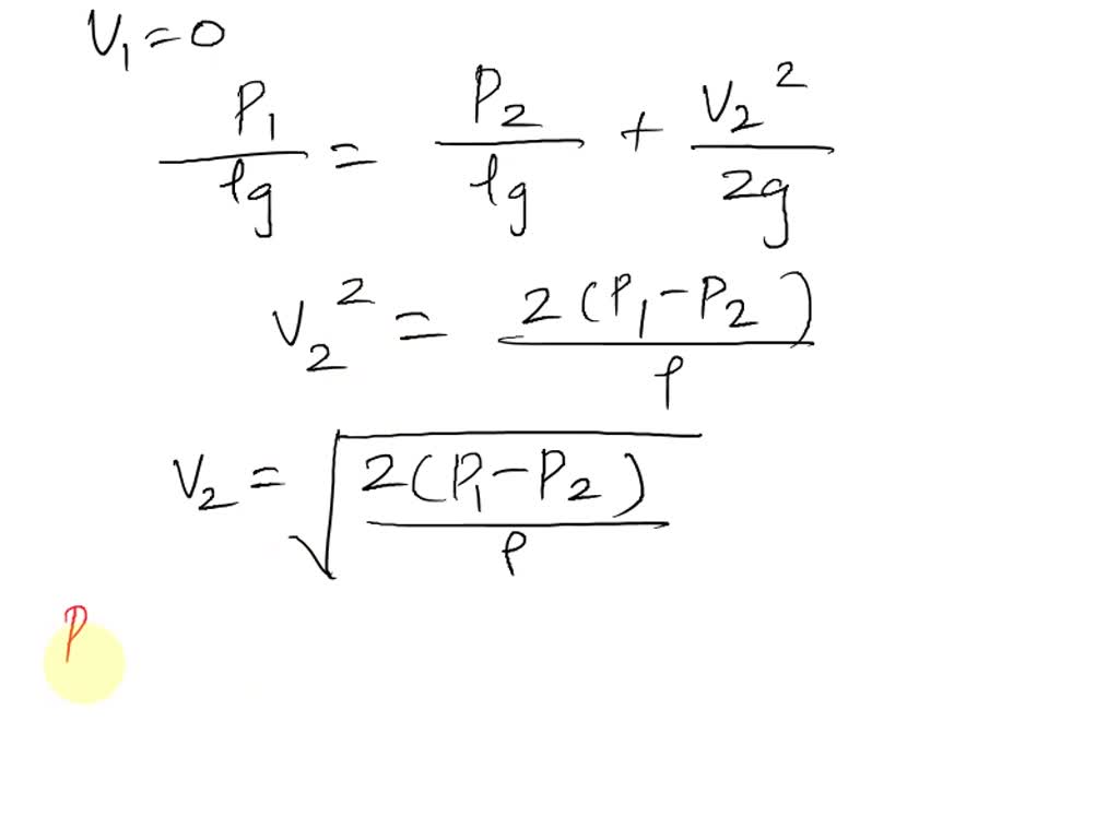 SOLVED: 'Example: A pitot-static probe connected to a water manometer ...