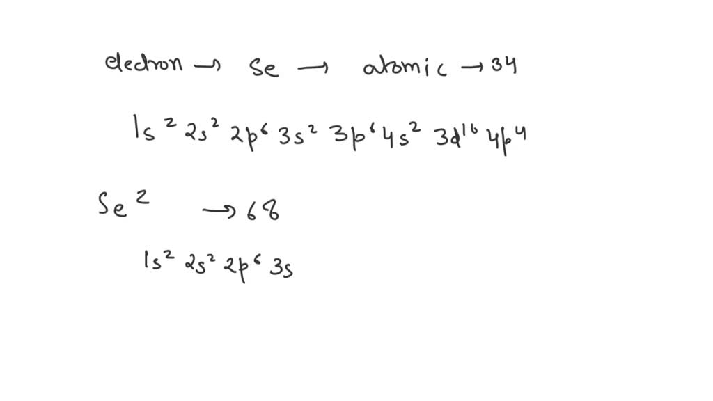 SOLVED: Is Se2 paramagnetic or diamagnetic according to electron ...