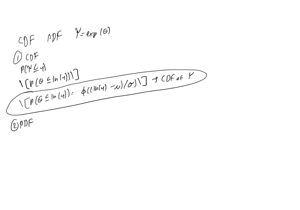 Find the pdf of Y = exp(2X) when X follows a normal distribution with ...