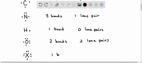 1. Fill in the chart below and then complete the Lewis...
