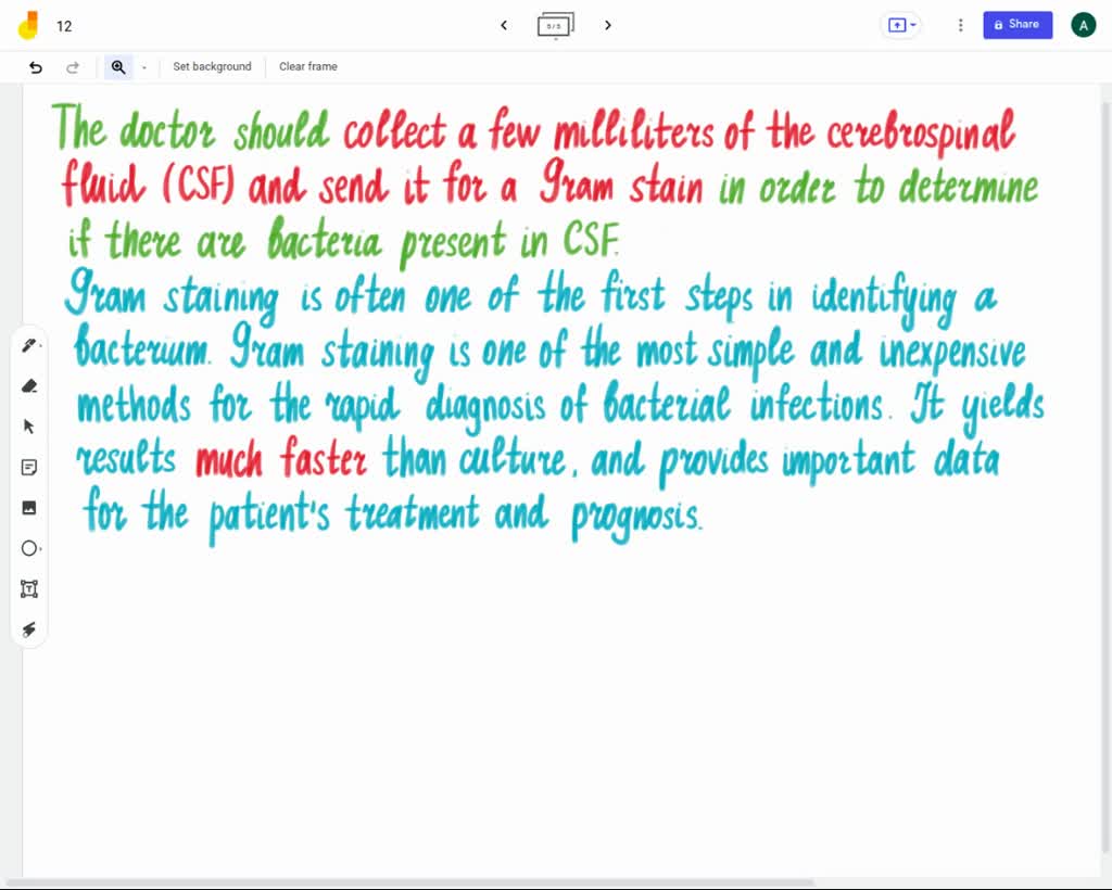 SOLVED: How can the doctor rapidly determine if there are bacteria ...