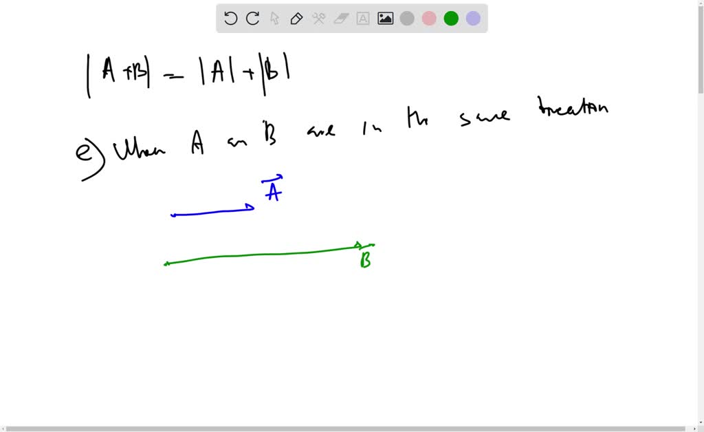 Solved For The Statement Below Vector V Can Only Be A Non Negative