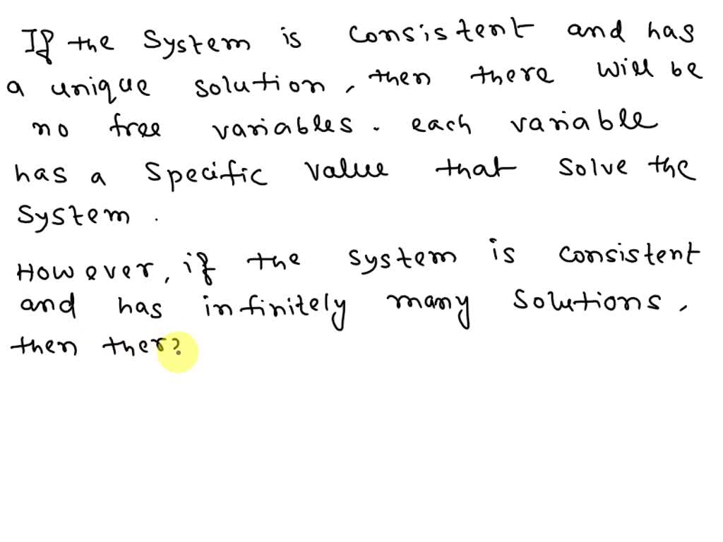 SOLVED: If you have system of 3 equations and variables can it be ...