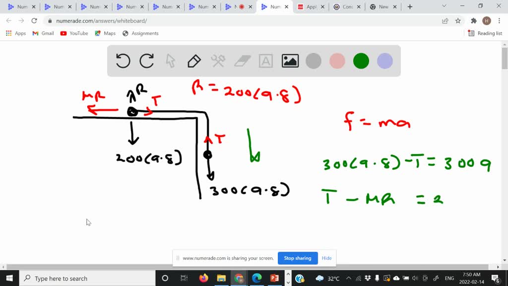Two blocks are joined by an inextensible cable as shown in the figure ...