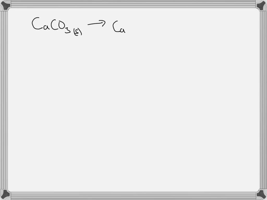 SOLVED: Calcium oxide is prepared by heating limestone (calcium ... SOLVED: Calcium oxide is prepared by heating limestone (calcium ...