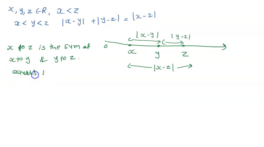 SOLVED: If x; y; z ∈ R and x