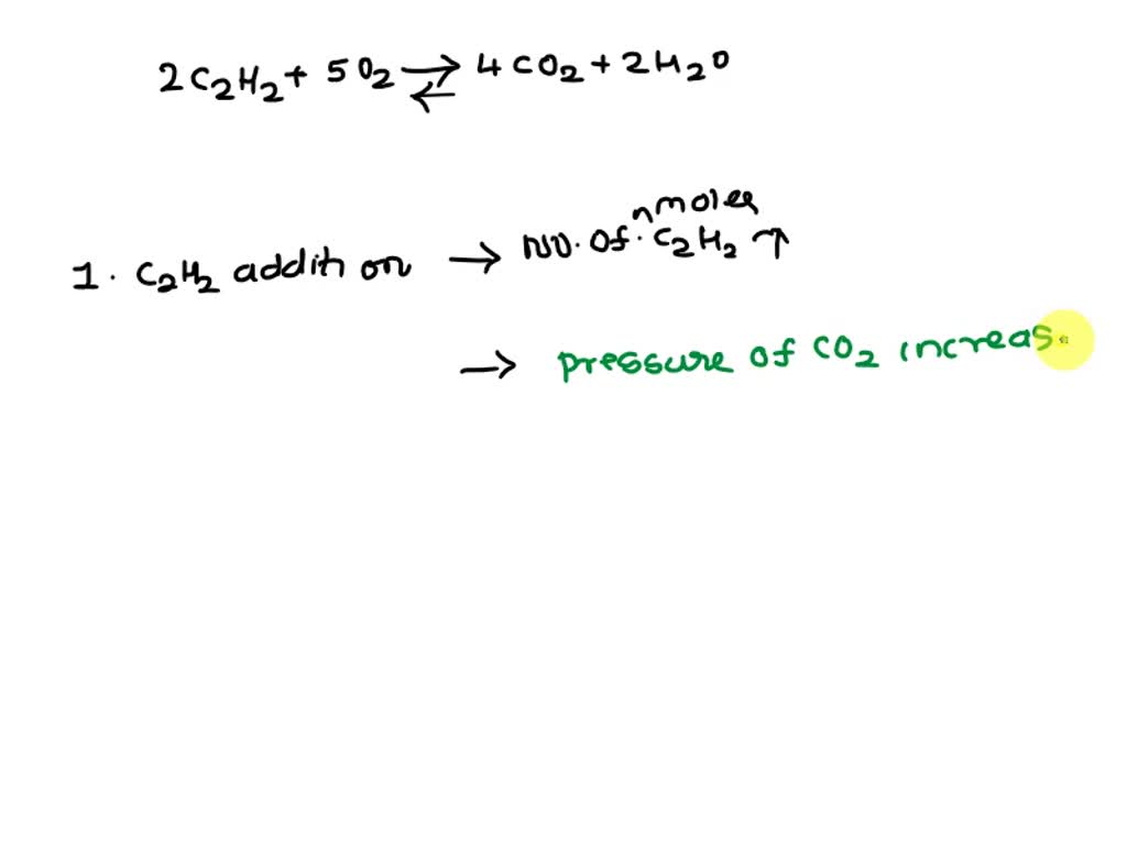 SOLVED: Texts: Acetylene and oxygen react to form carbon dioxide and ...
