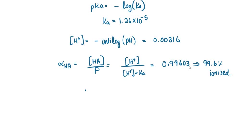 SOLVED: 1.) Consider the drug; ibuprofen: The pKa of ibuprofen is 4.9 ...