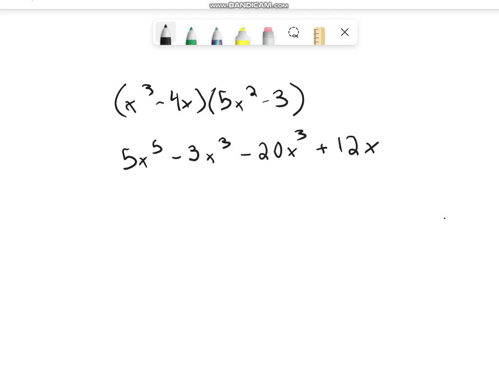 SOLVED Select The Difference 3 4x 3 5 4x 3