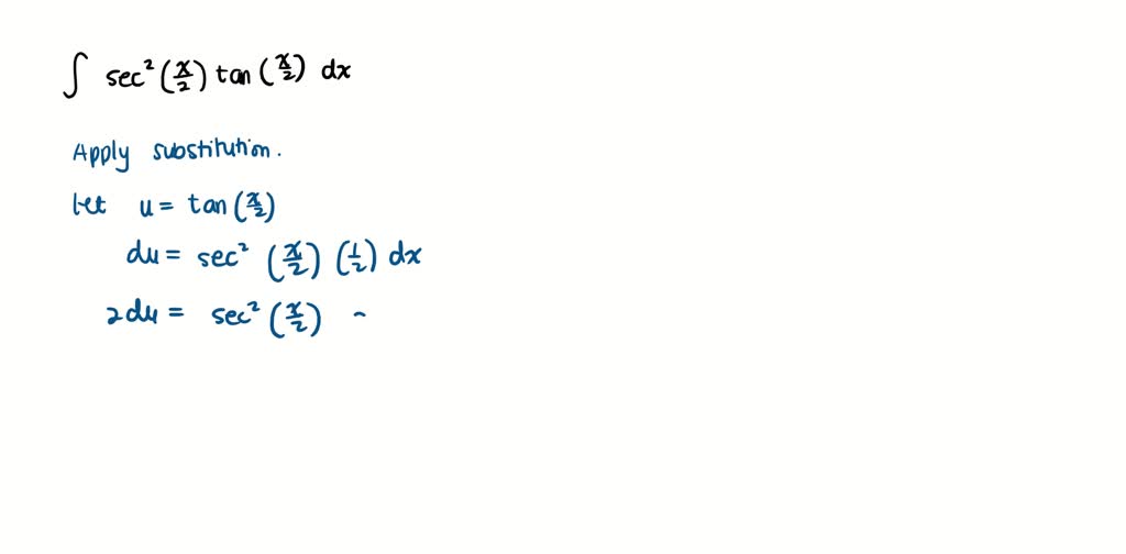 SOLVED: Finding an Indefinite Integral Involving Secant and Tangent In Exercises 19-32, find the ...