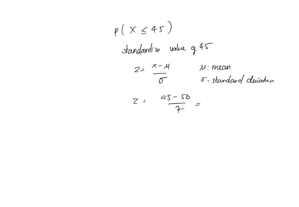 SOLVED: Assume that the random variable X is normally distributed, with ...