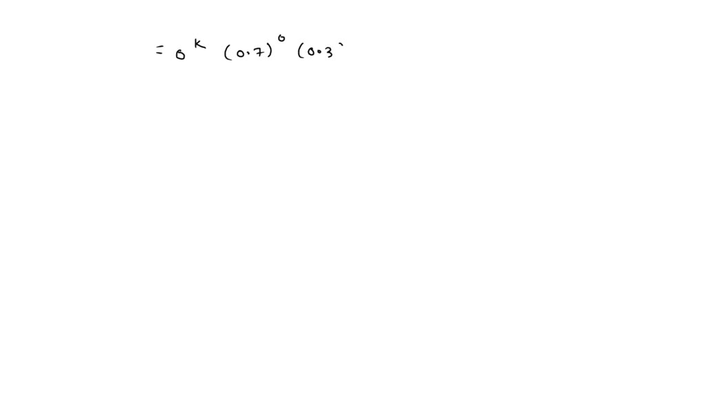 Solved Let ð ‘‹ Be A Bernoulli Random Variable With A Parameter Of 0 7