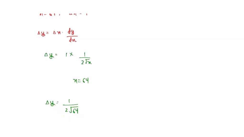 Solved Use Differentials To Approximate The Quantity Give Your Answer Correct To 4 Decimal