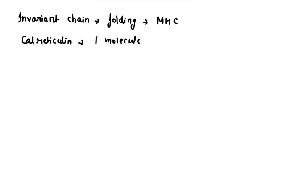 SOLVED: 2. Explain what each of these does during antigen presentation ...