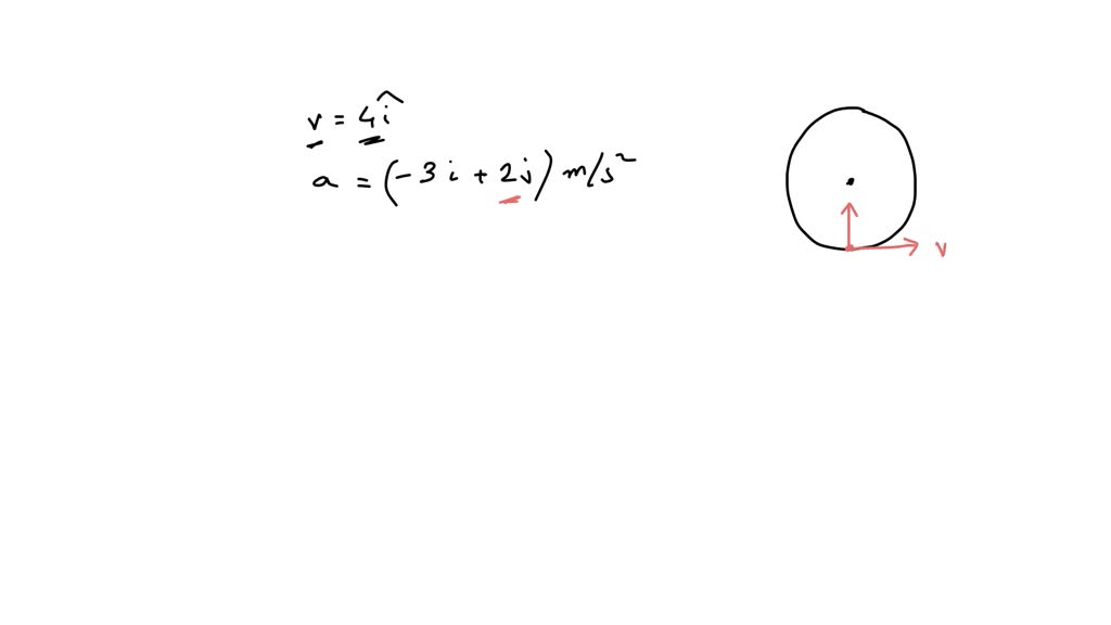 SOLVED: A particle moves in the xy plane in a circle centered on the origin. At a certain ...