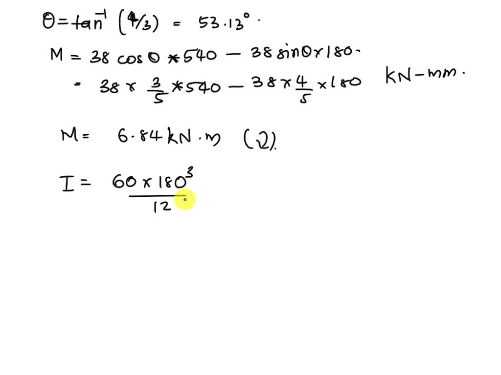 Problem 1: Calculate the normal stresses at points A and B of the bracket caused by the 30-kN ...