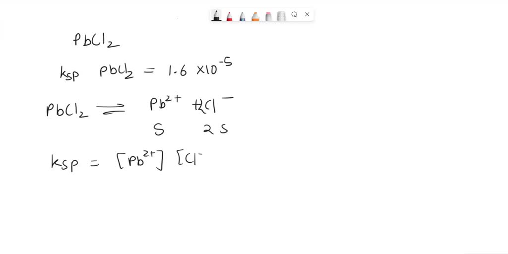 SOLVED: Ksp Worksheet All work must be shown for full credit. Use the ...