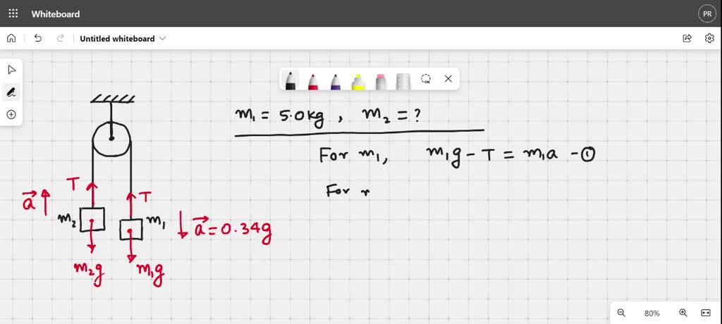 SOLVED: C.h 7 (1)..Two blocks are attached to opposite ends of a massless rope that goes over a ...