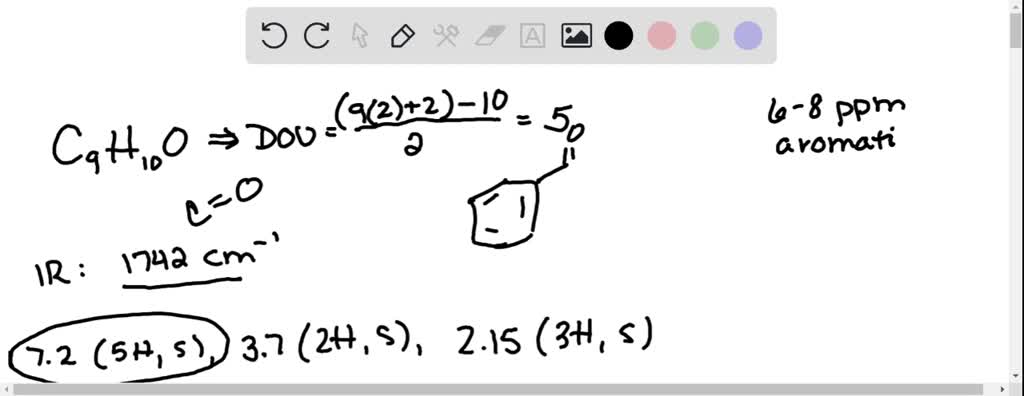 SOLVED: 61 pts)The following IR and 'H NMR spectra are for compound ...
