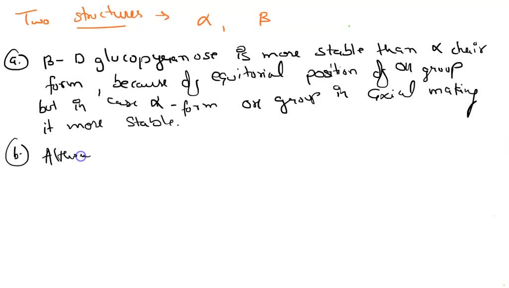 SOLVED: Chairs: Shown t0 the right is the structure of the carbohydrale ...