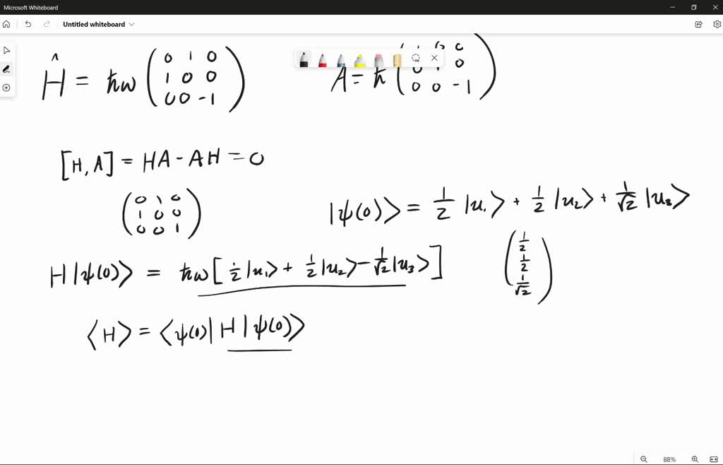Solved Exercise 2 Consider A Physical System Whose State Space Which Is Three Dimensional Is