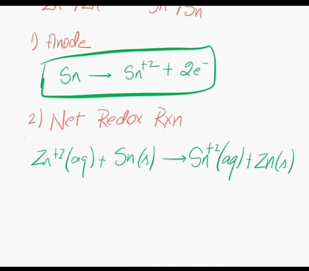 SOLVED: Use the link Standard Reduction Potentials to answer the ...