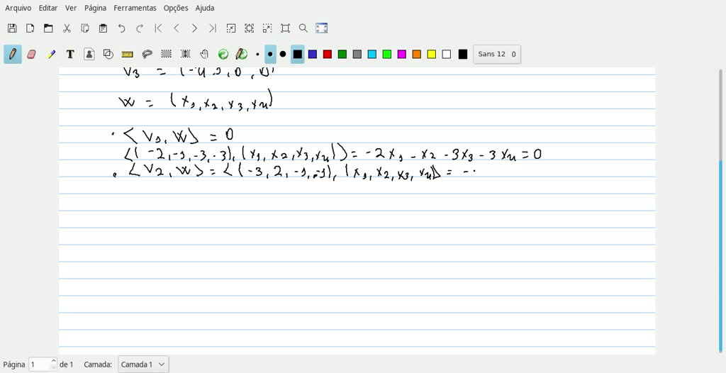 SOLVED: Linear Algebra Question Find all vectors in R4 that are ...