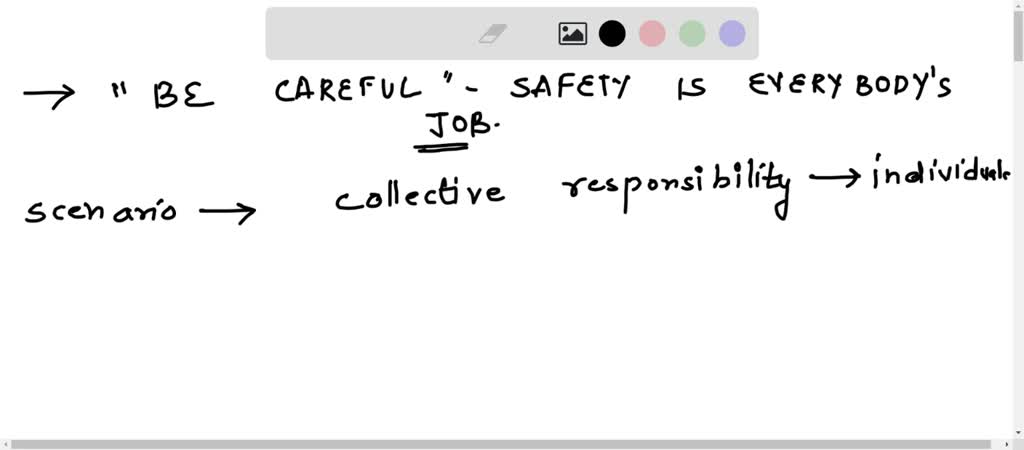 SOLVED: "be careful safety is everybody's job What'New Study the ...