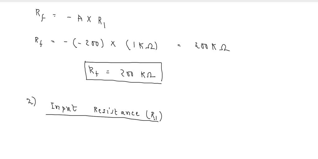 SOLVED: D 2.22 (a) Design an inverting amplifier with a closed-loop gain of -200 V/V and an ...