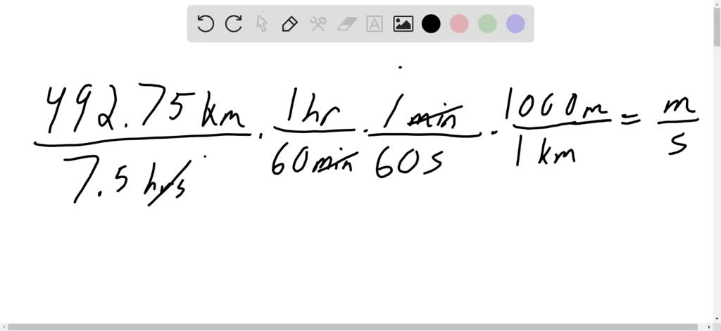 A train covers a distance of 492.75 km in 7.5 hours. Find the distance ...