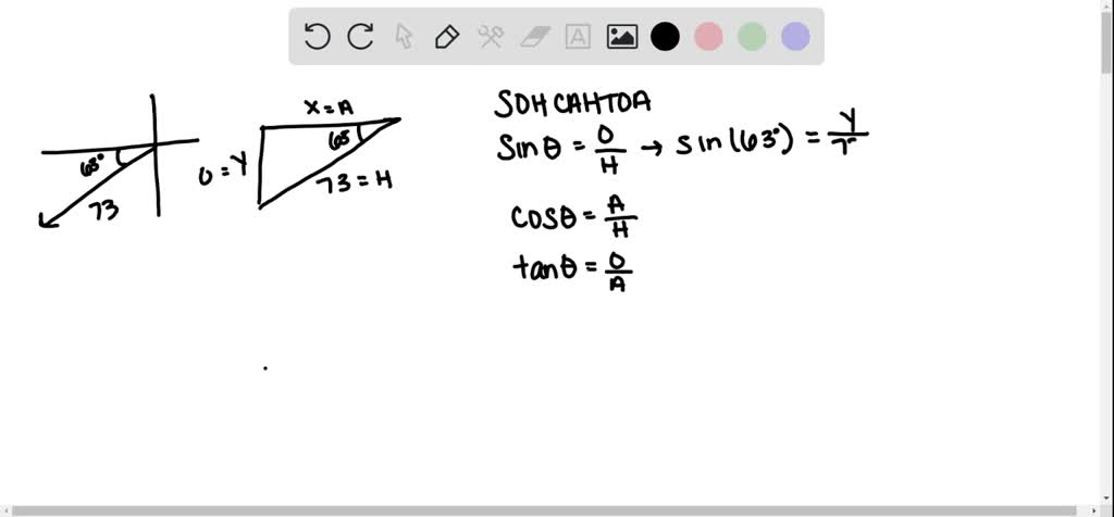 SOLVED: Calculate the X and Y components of the vector given below: Do not round any ...