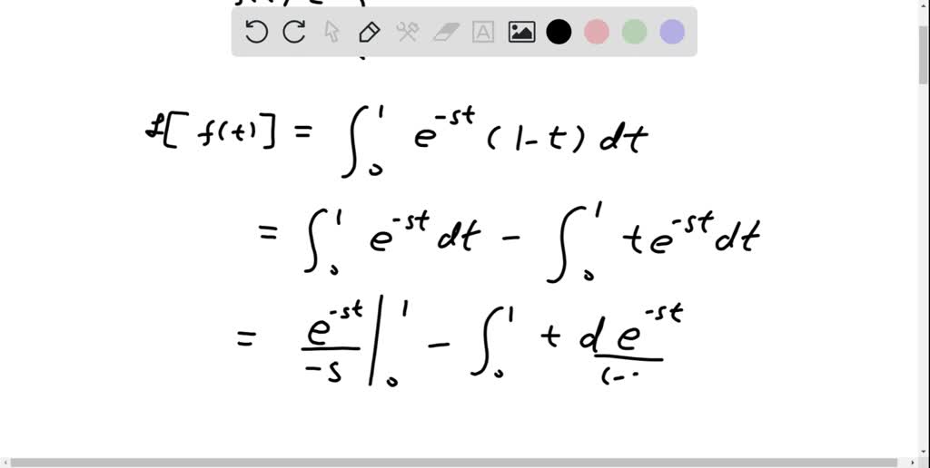 Solved Definition 7 1 1 Laplace Transform Let F Be A Function Defined For T 0 Then The