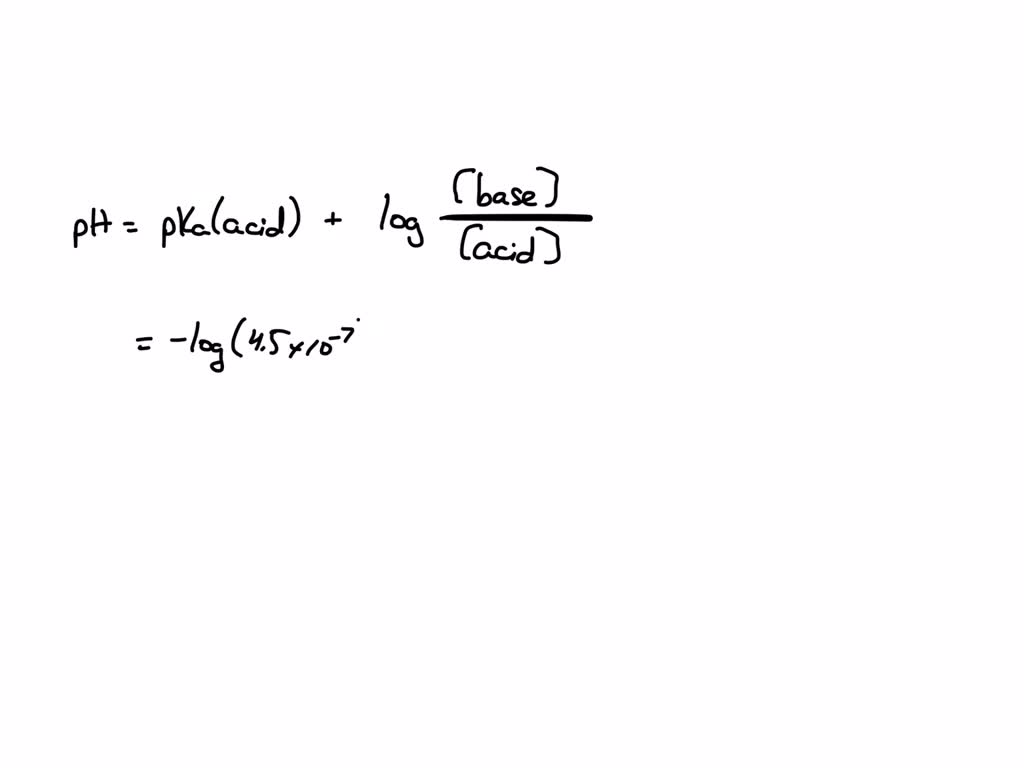 SOLVED: A buffer solution contains carbonic acid (H2CO3) and sodium bicarbonate (NaHCO3), each ...