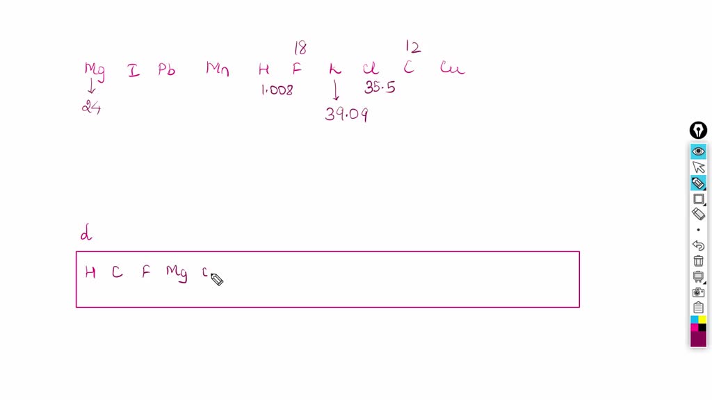 SOLVED: Arrange the following elements in order of increasing atomic ...