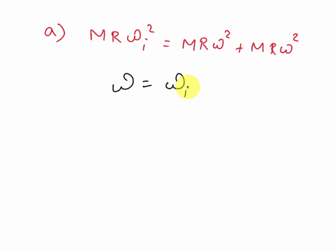 A uniform solid disk of radius R is set into rotation with an angular speed ωi about an axis ...