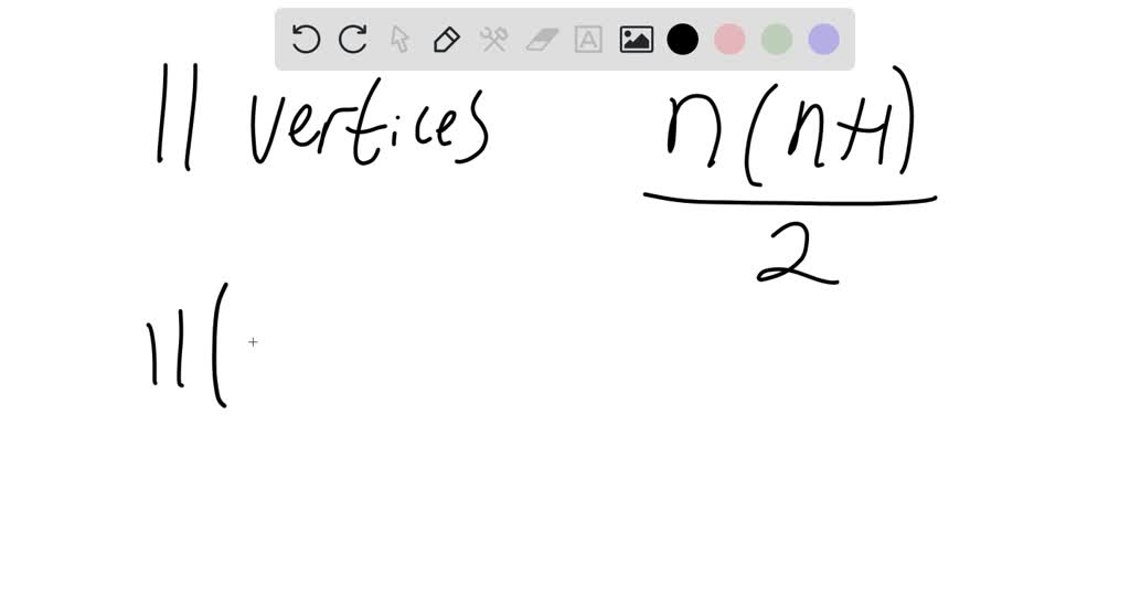 SOLVED Consider Graphs With 11 Vertices What Is The Maximum Number Of