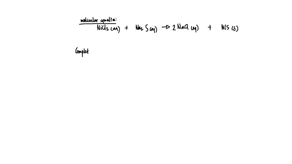 Solved Write The Balanced Complete Ionic Equation For The Reaction 4843