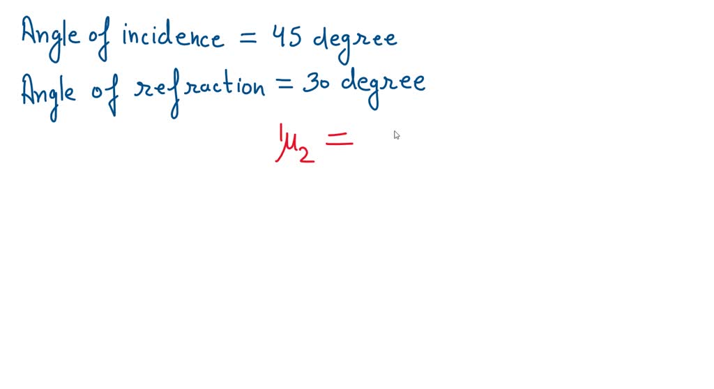 Solved Light Travels From A Rarer Medium To A Denser Medium The Angle