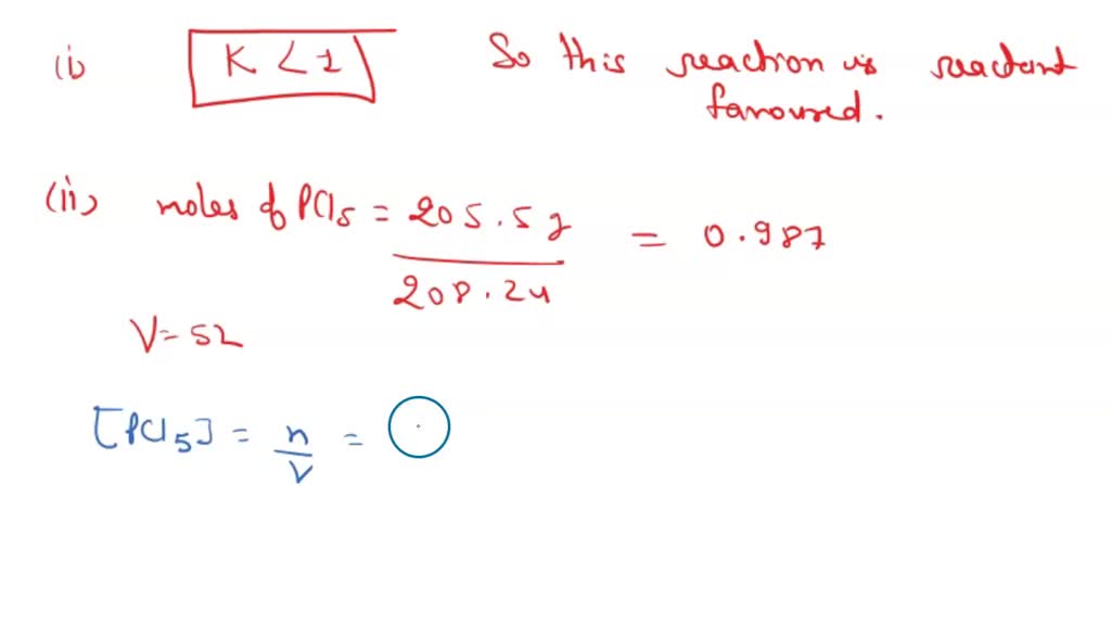 SOLVED: Phosphorus pentachloride, an important reagent in organic ...