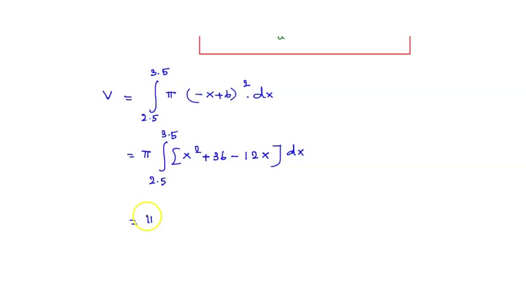 SOLVED: Write and evaluate the definite integral that represents the ...