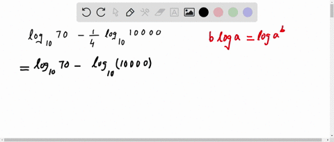 SOLVED: log10 0.000001