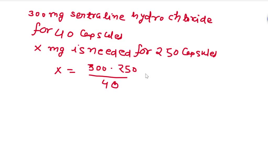 SOLVED: The following is a formula for 100 triple estrogen capsules ...